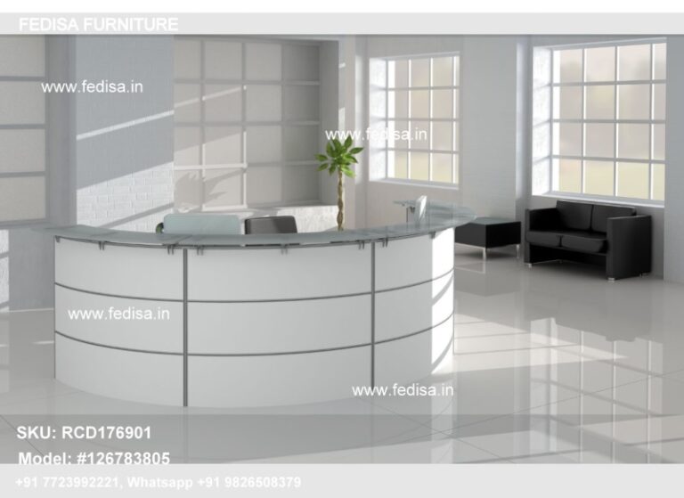 Reception Office Ergonomic Reception Desk Lobby Desks Retail Store ...