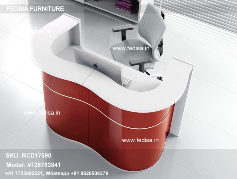 L Shape Reception Table Enclosed Reception Desk Medical Office ...