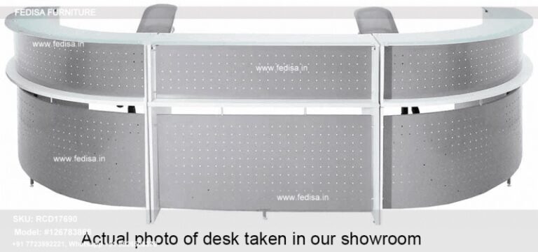 Modern Reception Table Faceted Reception Desk Modern Reception Desk ...