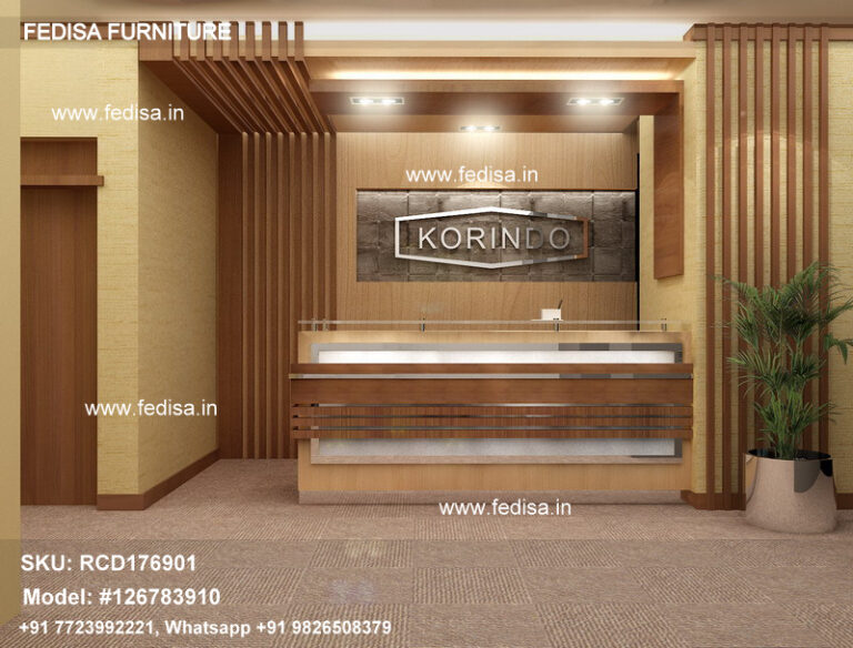 Restaurant Reception Counter Faceted Reception Desk Office Reception ...