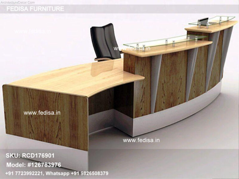 Curved Reception Desk Faceted Reception Desk Reception Desk For Revit ...