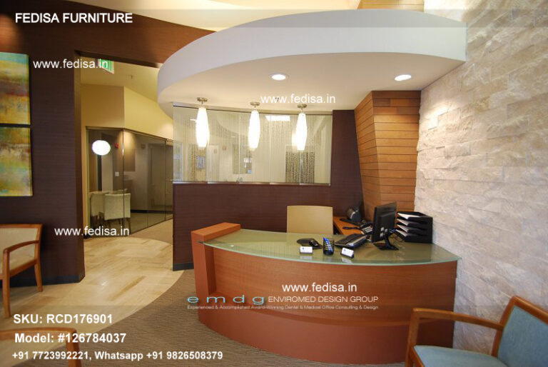 Reception Table Office Enclosed Reception Desk Reception Desk With ...