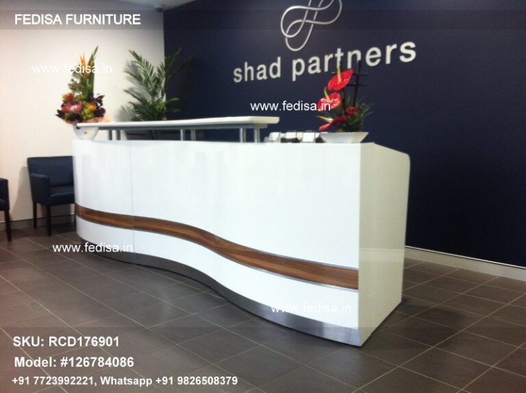 Small Reception Desk Enclosed Reception Desk Reception Table Top Retail ...