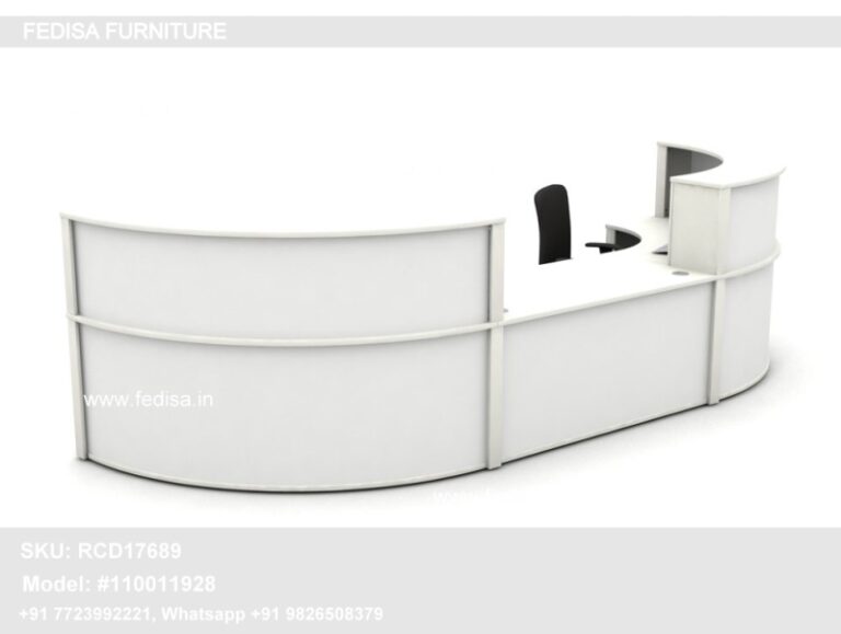 Curved Reception Desk 65 Person Reception Desk Office Front Reception ...