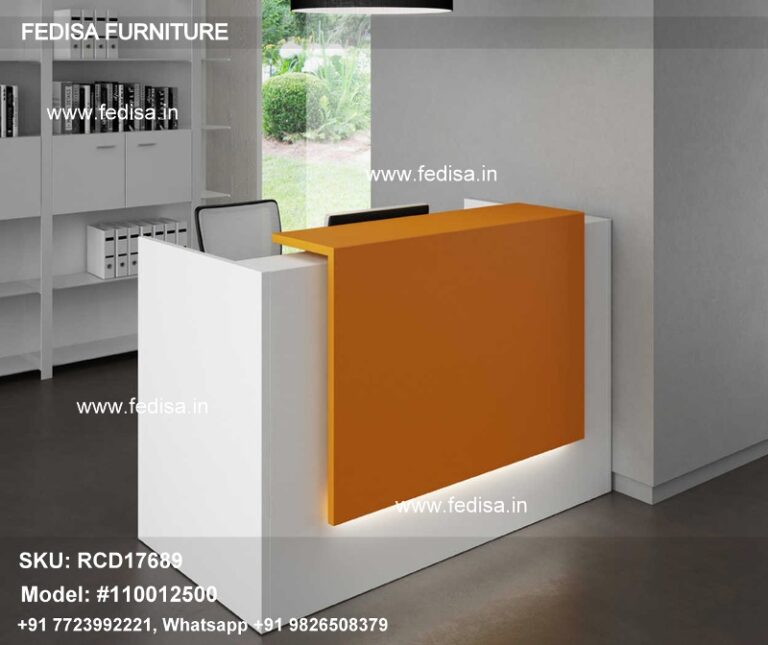 Modern Reception Table 114 Tier Reception Desk White Curved Reception ...