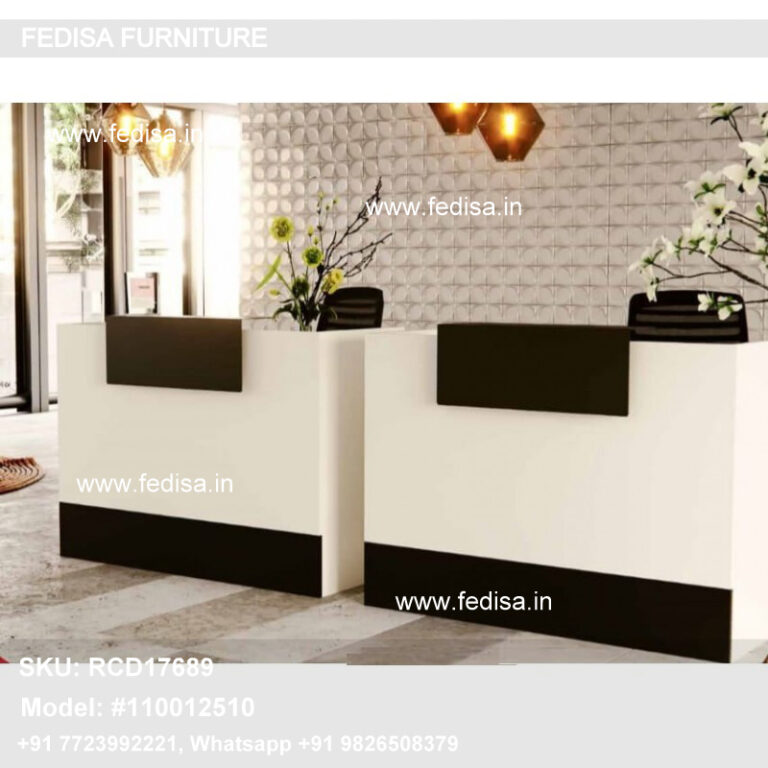 Small Reception Table 116 Person Reception Desk White Marble Reception ...