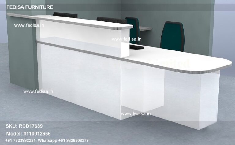 L Shape Reception Table Accessible Reception Desk Ada Reception Counter ...