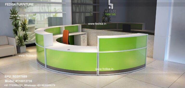 Curved Reception Desk 50 Foot Reception Desk Modern Reception Desk ...