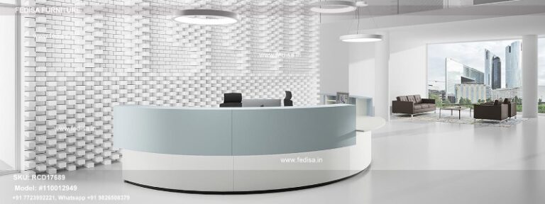 Office Reception Table 79 Inch Reception Desk Axis Reception Desk ...