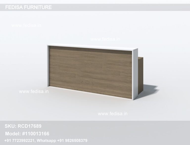 L Shape Reception Table 40 Ft Reception Desk Corner Reception Desk ...