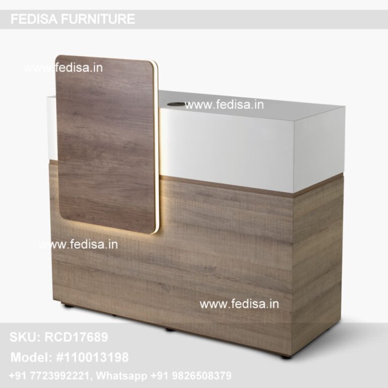 Reception Counter Accessible Reception Desk Curved Salon Reception Desk ...