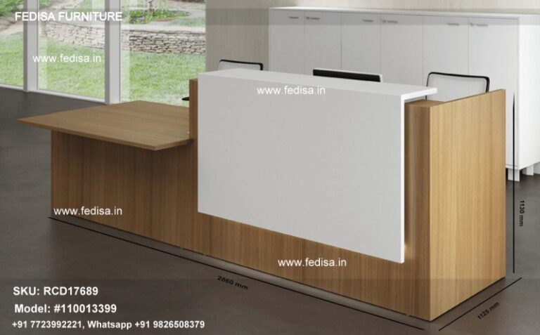 Reception Table Office 107 Inch Reception Desk Industrial Reception ...