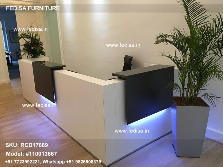 Reception Counter 4ft Reception Desk Rattan Reception Desk Reception ...