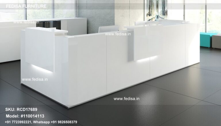 Reception Office 617 Foot Reception Desk Stainless Steel Reception ...