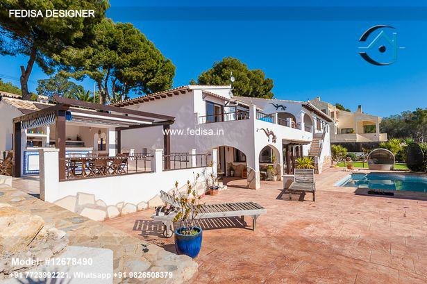 3d House Plans Maroon House Exterior Beach Villa Holidays Beautiful ...