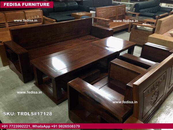 Mehidpurwala Sofa Set L Shape Sofa Set Wooden Small Living Room ...