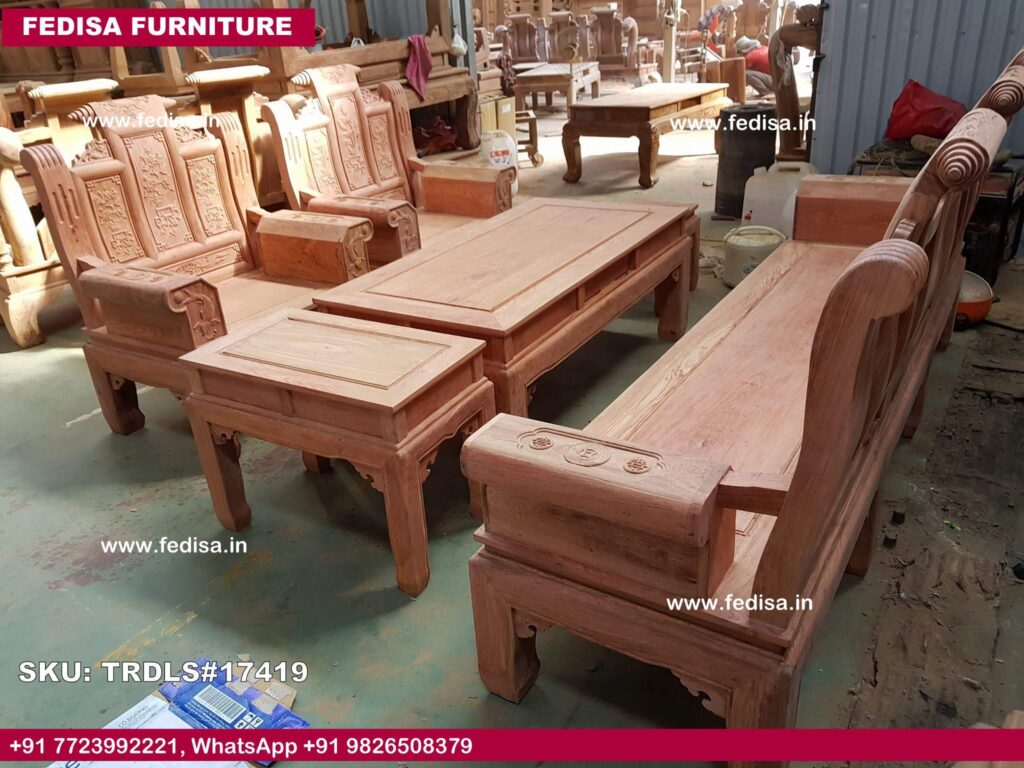 Wooden Sofa Set Near Me L Shape Sofa Set With Center Table Living Room ...