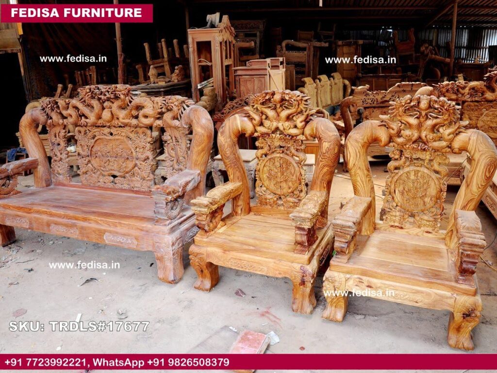 Box Type Sofa Set L Shape Sofa Set Wooden Colour Combination For Hall ...