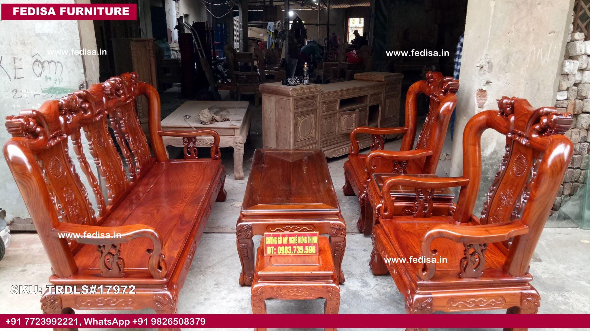 Second Hand Wooden Sofa Set L Shape Sofa Set Under 290000 Blue End ...