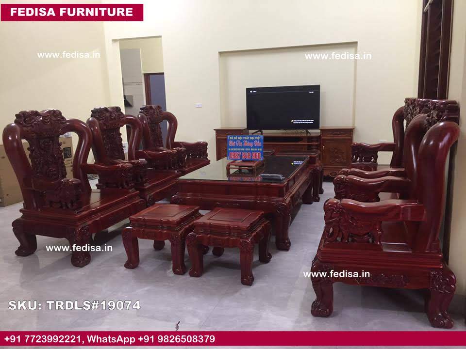 Supreme Sofa Set L Shape Sofa Set Wooden Living Room Tv Furniture Home ...