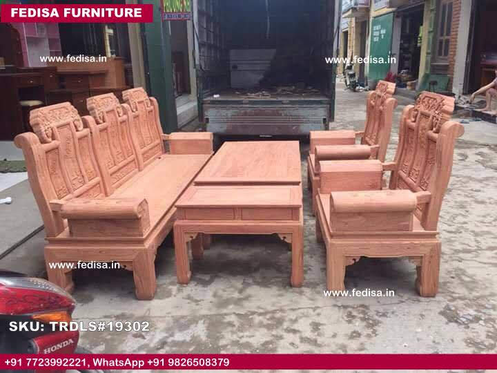 Indian Style Sofa Set L Shape Sofa With Couch Farmers Furniture Living ...