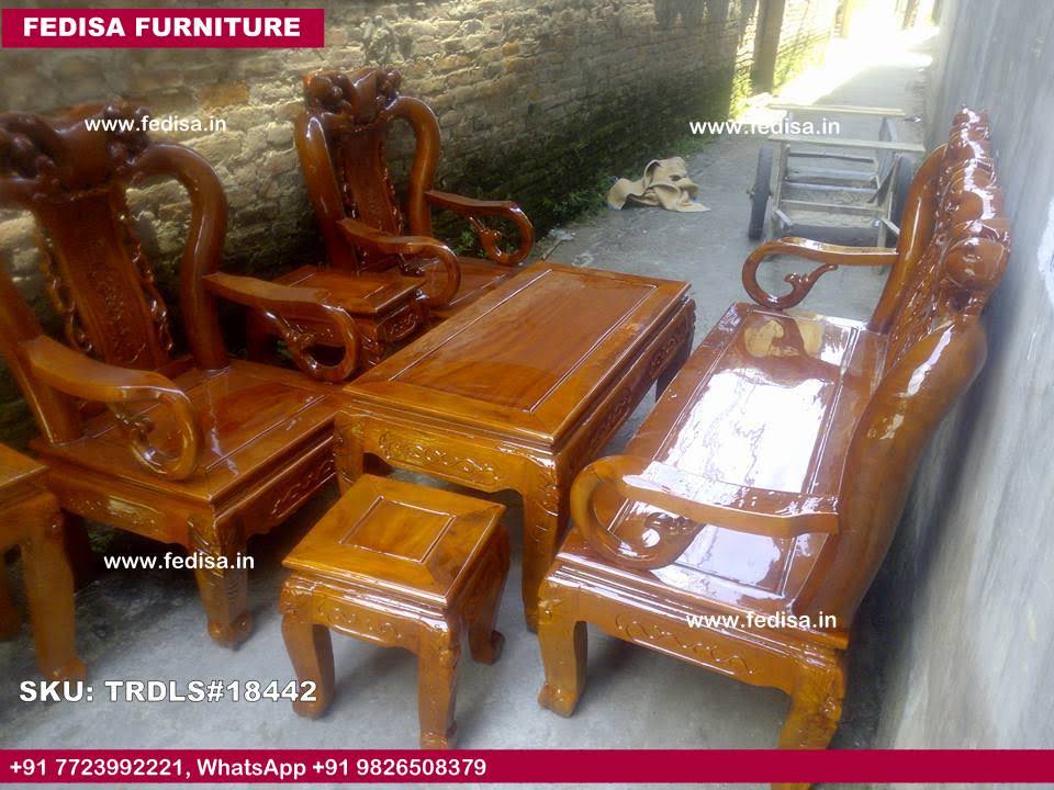Rosewood Sofa Set L Shape Sofa With Table Wall Mounted Tv Unit Designs ...