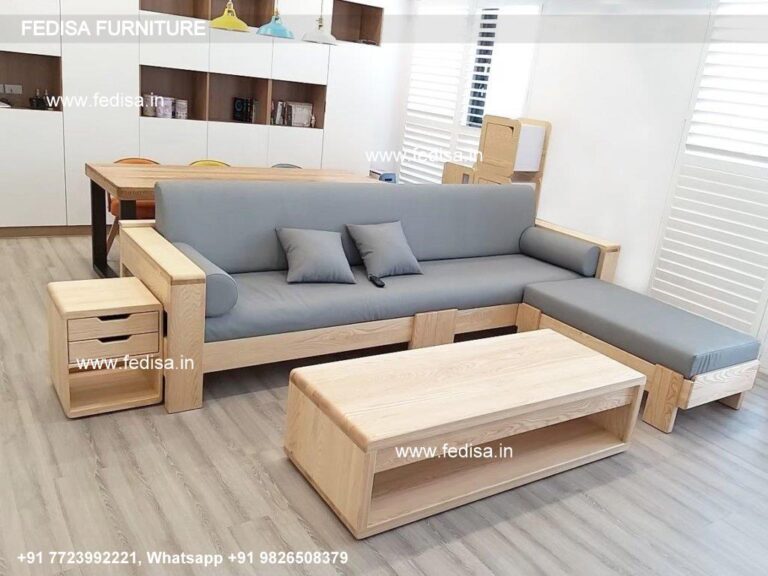 Lakadi Ka Sofa Set Wooden Sofa Set 3 Seater Oak Wood Sofa Set U Shaped ...
