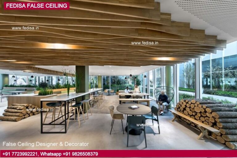 False Ceiling For Office Space Pop Design Flower False Ceiling For ...