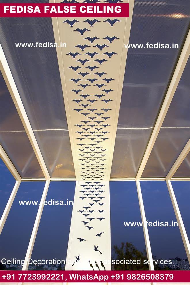Office Pop Design Staircase Ceiling Design Triangle False Ceiling Design