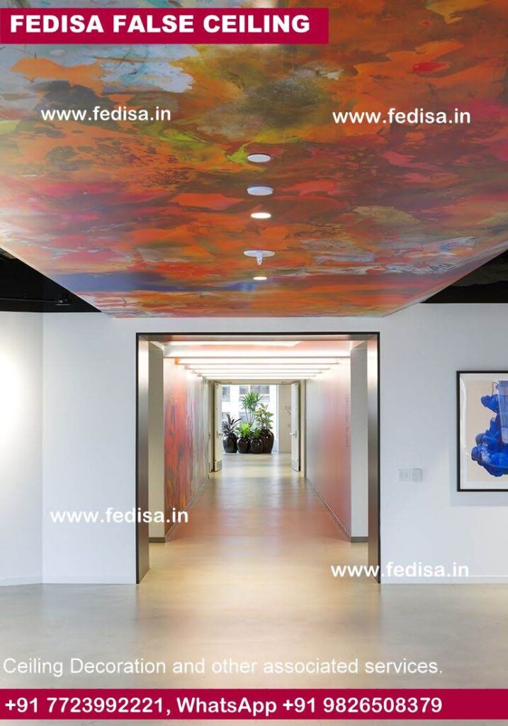 Office False Ceiling Design Ceiling For Living Room Passage Pop Ceiling ...