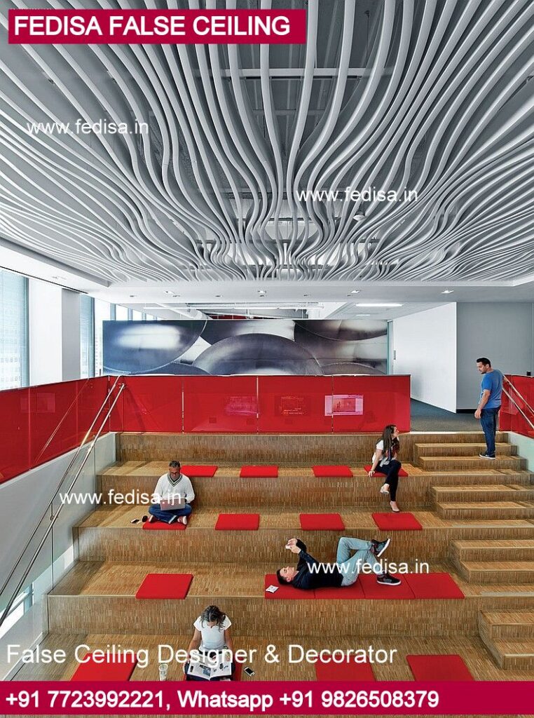 Office Gypsum Ceiling Design Mineral Wool False Ceiling Avidon Design ...