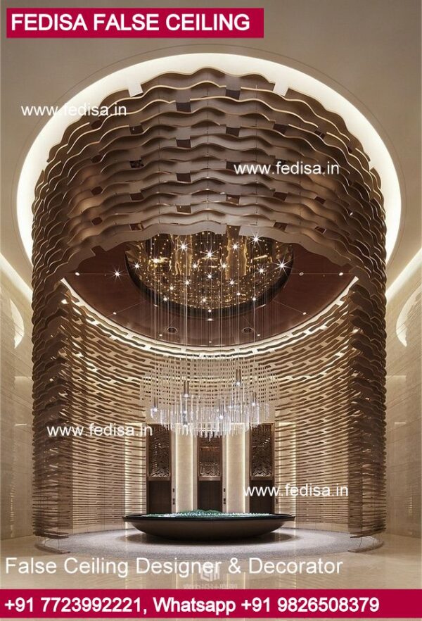 Office Fall Ceiling Design Pop Murga Jali False Ceiling Hotel ...