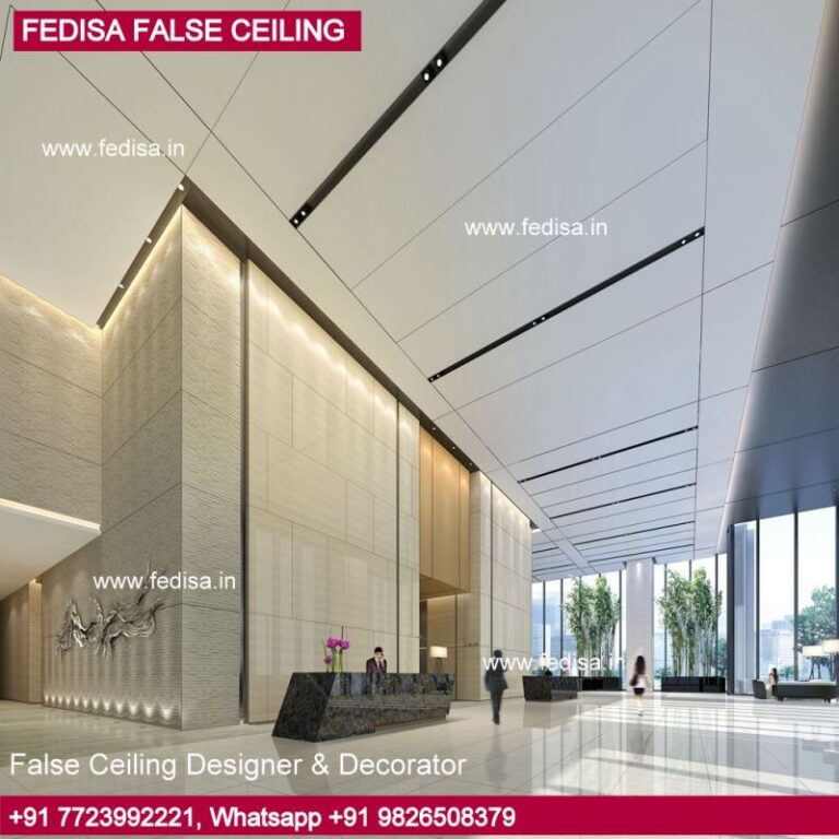 Pvc Office Ceiling Design Lobby Pop Design Plus Minus Small Eatery Design