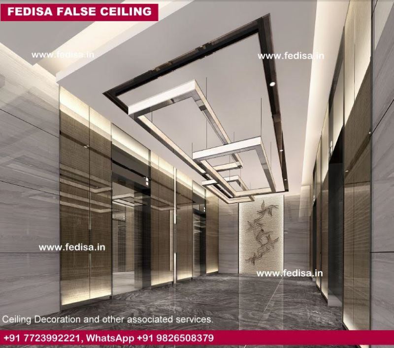 False Ceiling For Office Cabin Pop Hall Design 2020 Simple Coffee Shop ...