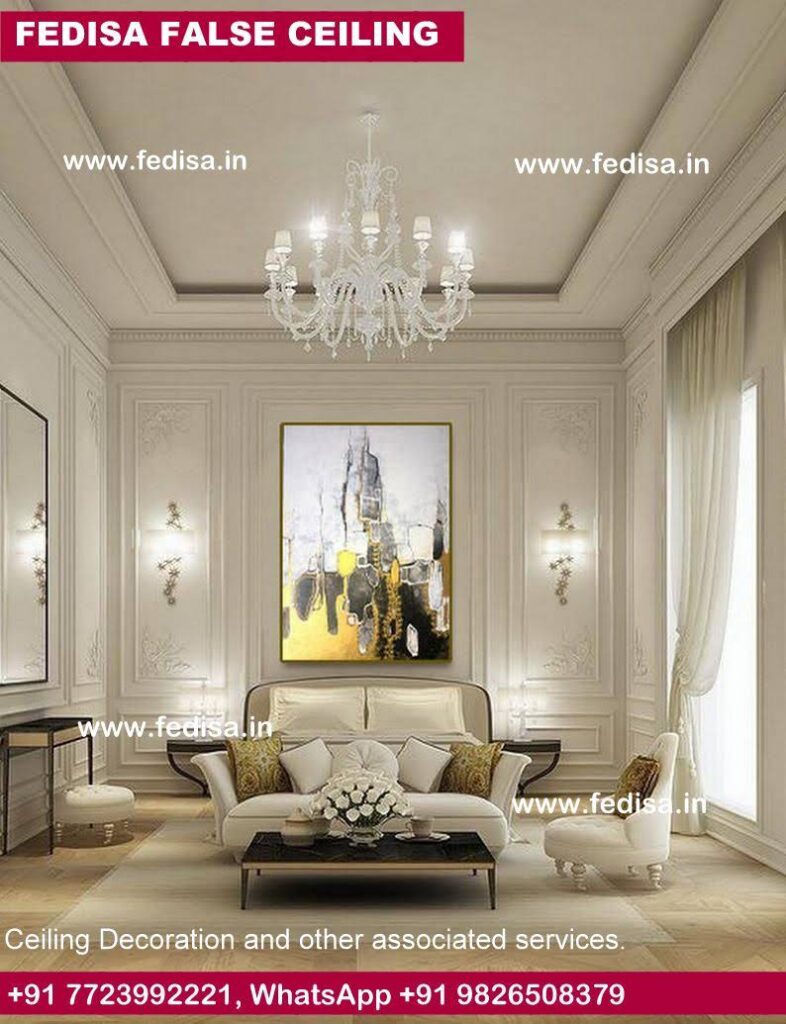 Two Fan Pop Design Plus Minus Hall False Ceiling Design 1820 Plaster ...