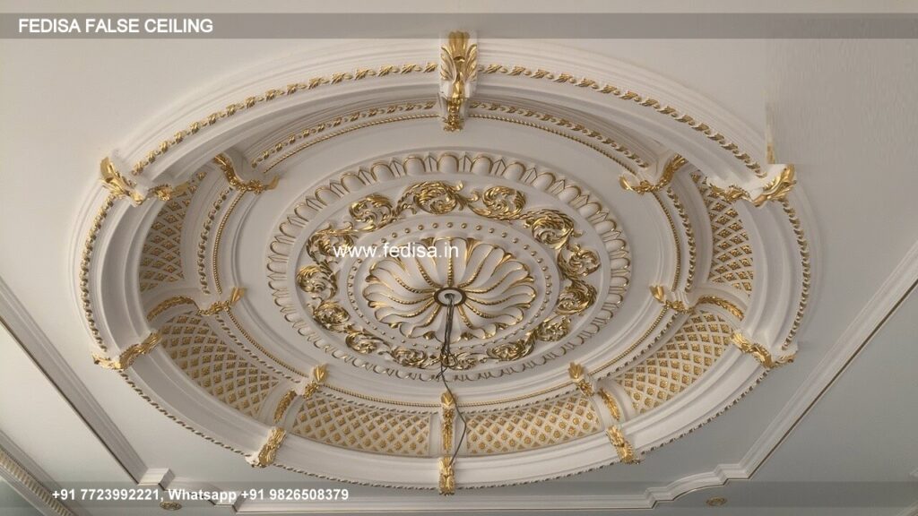 Luxury Ceiling Design Luxury Fosiling New Design Bedroom Round False ...