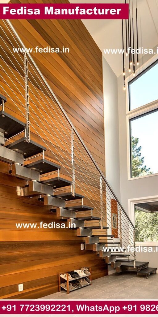 Folded Metal Staircase, Wood Carving Staircase | Living room stairs
