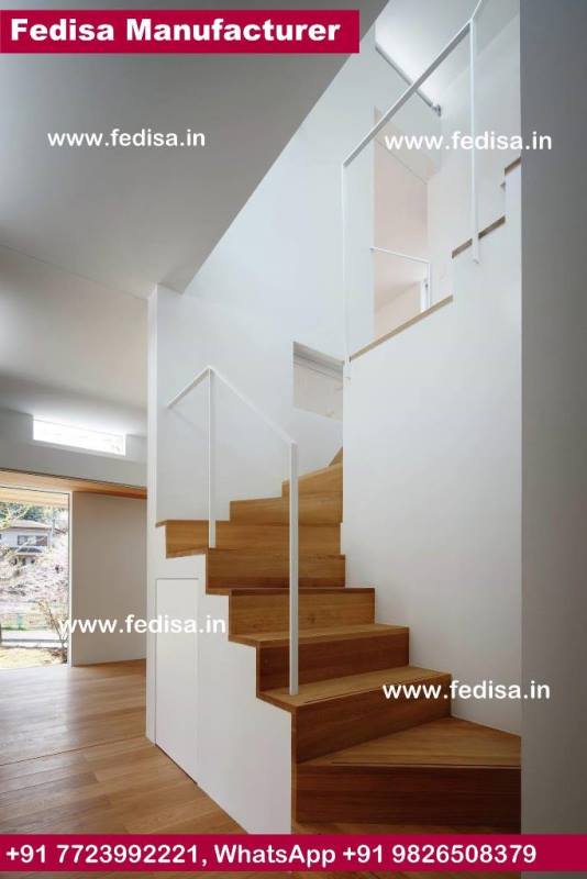 Steel Folding Stairs, Metal Outdoor Handrails For Stairs | Living room ...