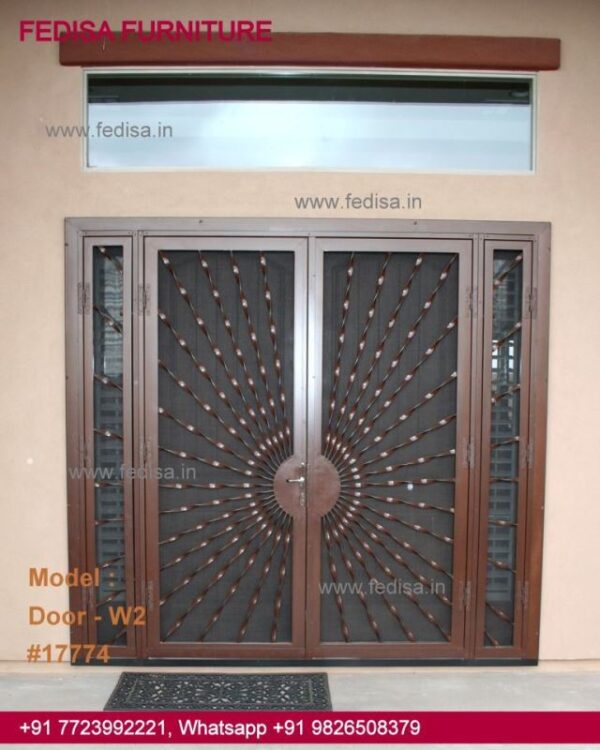 Mosquito Net Door Design, Iron Door Design For House Door Idea Gallery ...