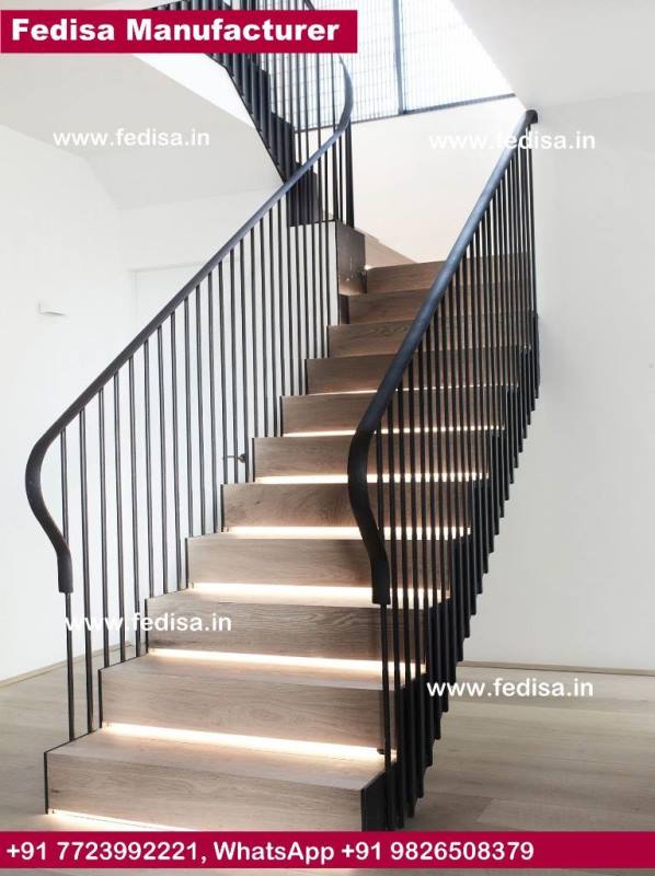 Stainless Steel And Glass Staircase Staircase Jali Staircase Jali ...