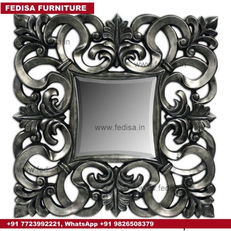 Long Wall Mirror Rustic Wood Framed Mirrors At Affordable Price In India