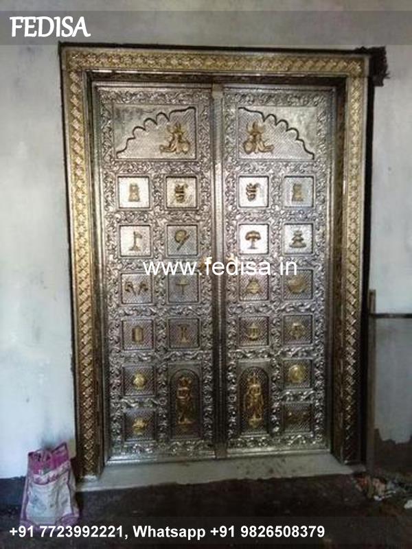 Jain Temple Silver Door Antique Doors Puja Mandir Door Design Mandir ...