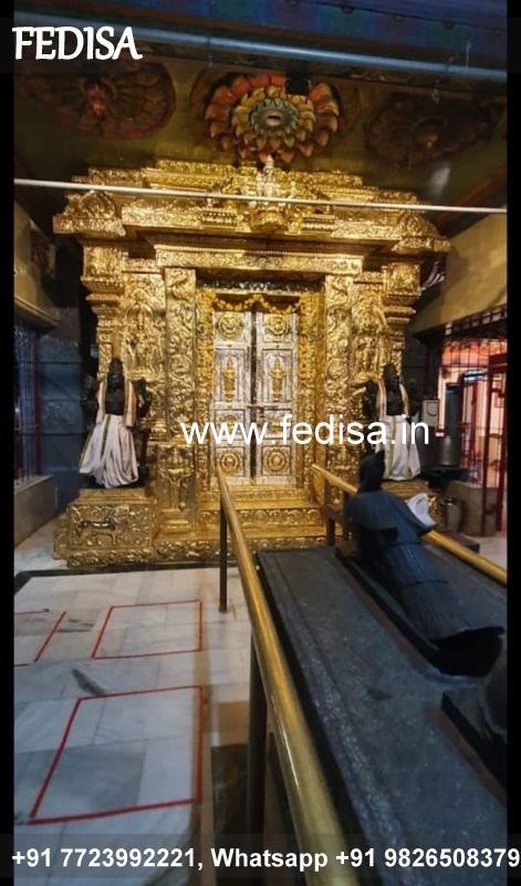 Carved Silver Door Carved Brassr Door Temple Main Door Design Temple ...