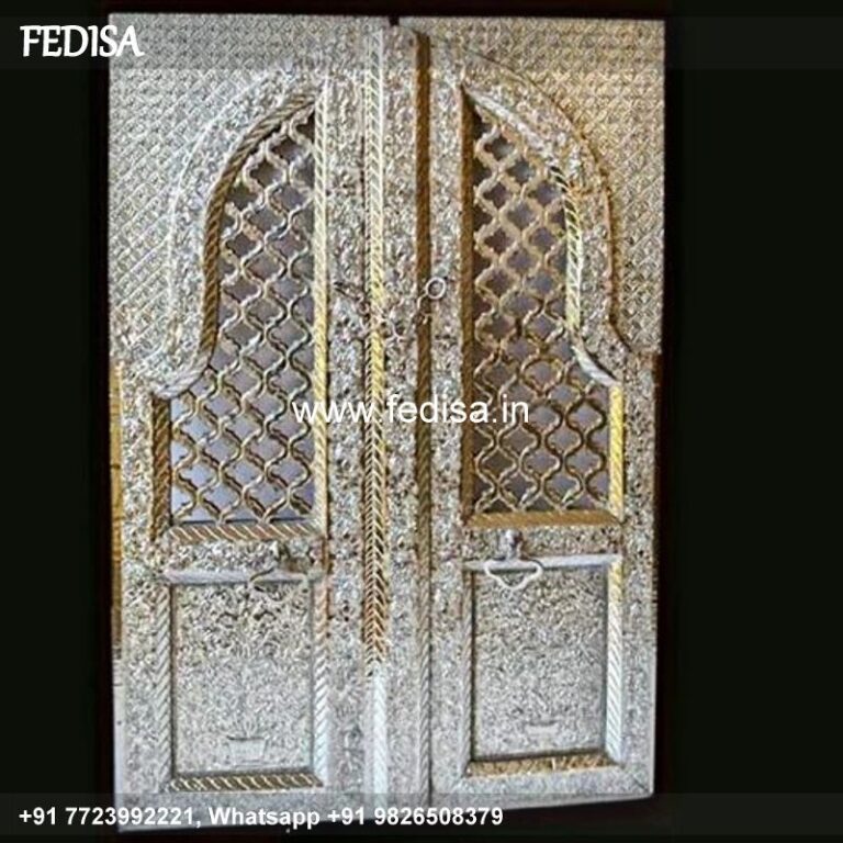 Silver Temple Door? Brass Temple Door? Mandir Door Design Mandir Steel ...