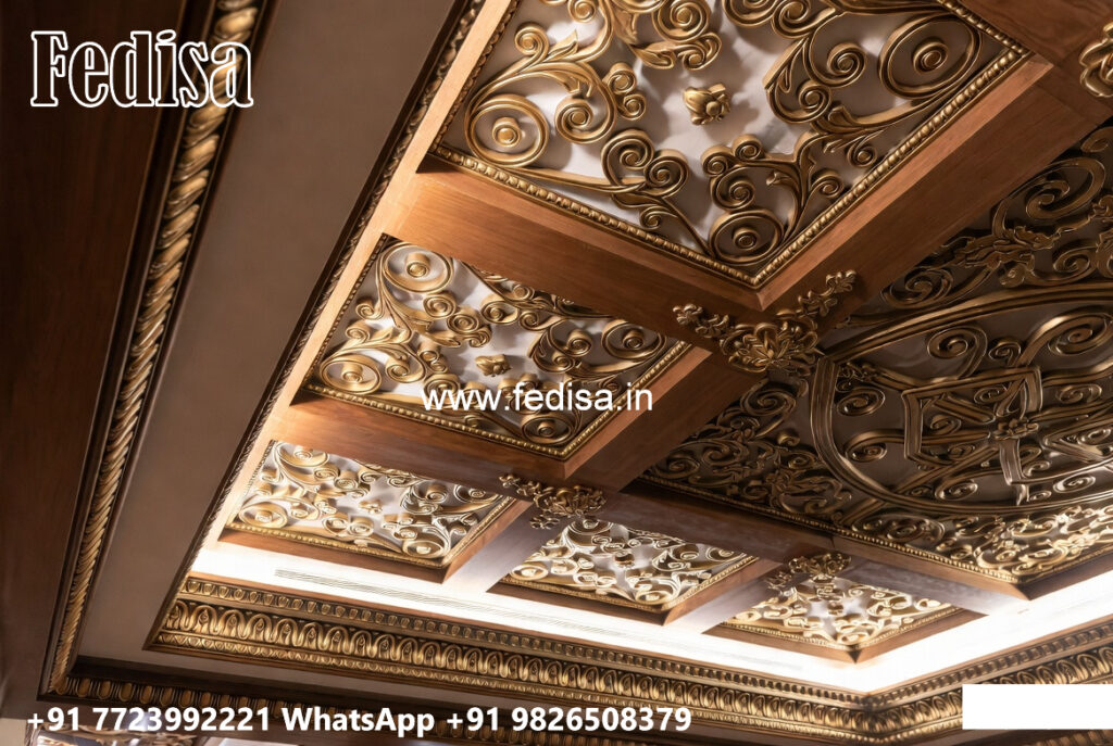 Wooden Ceiling Design Drawing Room Ceiling Design 2026 No-7230 - Fedisa