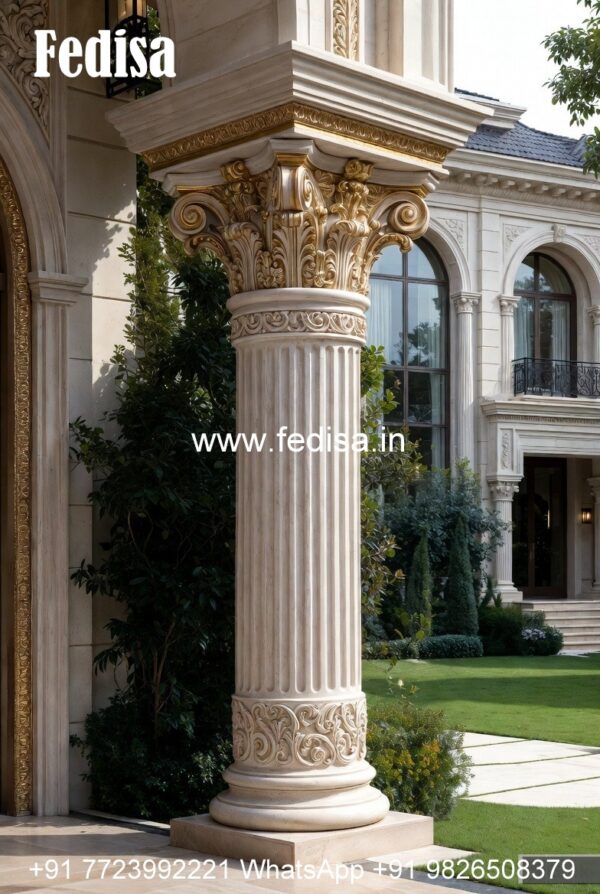 Exterior Column Design for Premium Houses PD-16035 - Fedisa